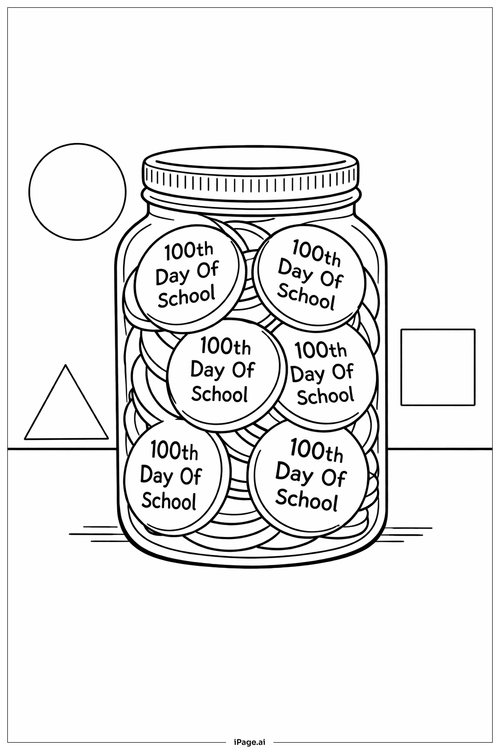 40 100th Day Of School Coloring Pages (Free PDF & PNG Printables)