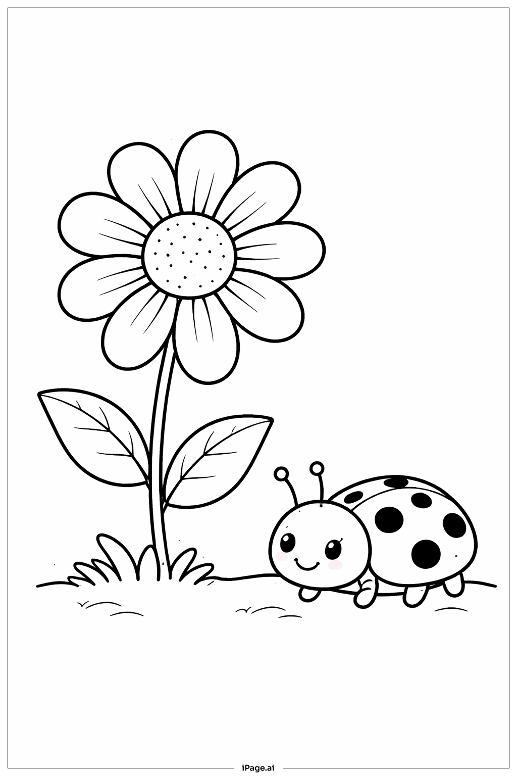 Página para colorear Marco Floral con Borde (Descarga gratuita en PDF ...