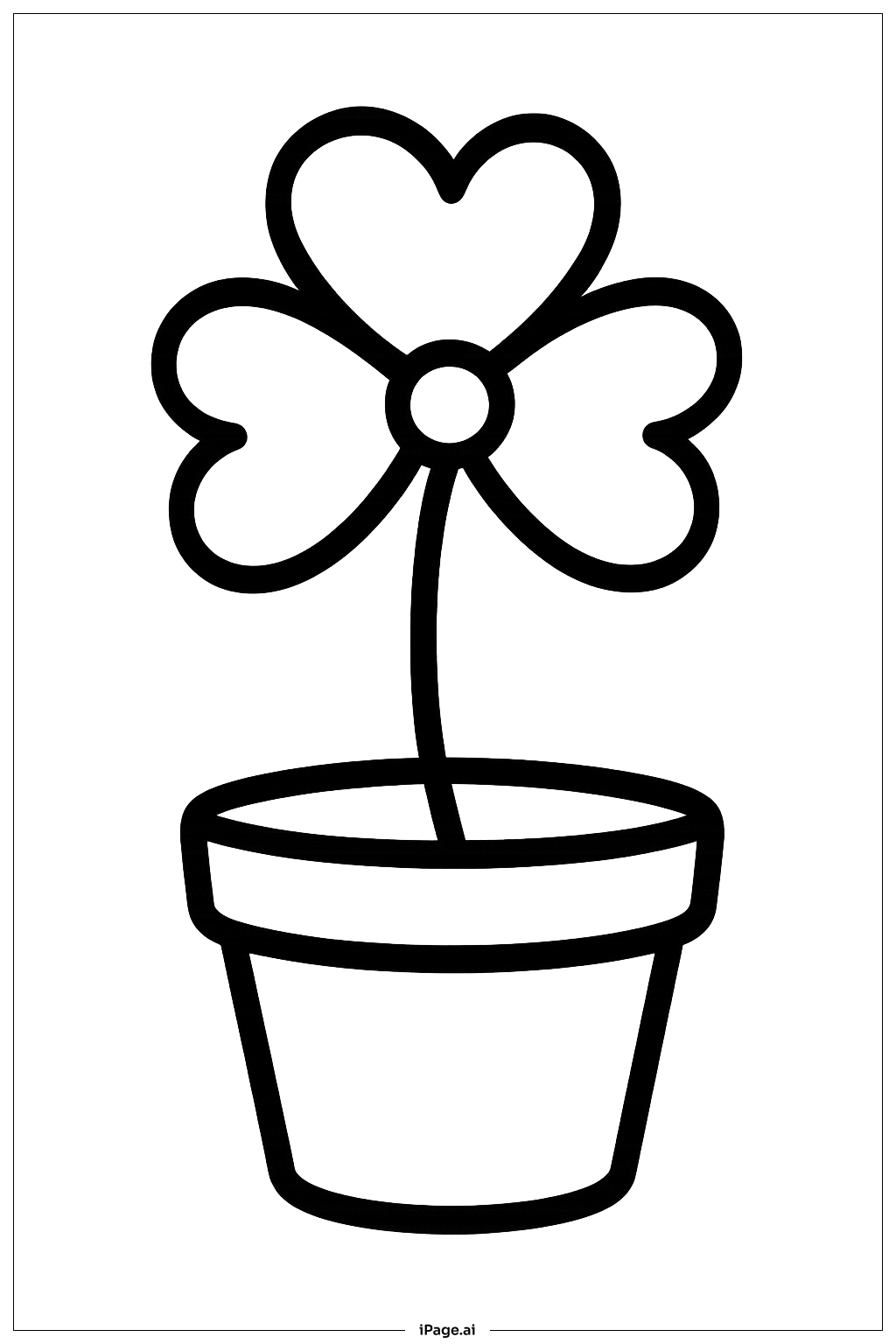 Happy St Patrick's Day Pot And Clover Coloring Page (Free PDF&PNG ...