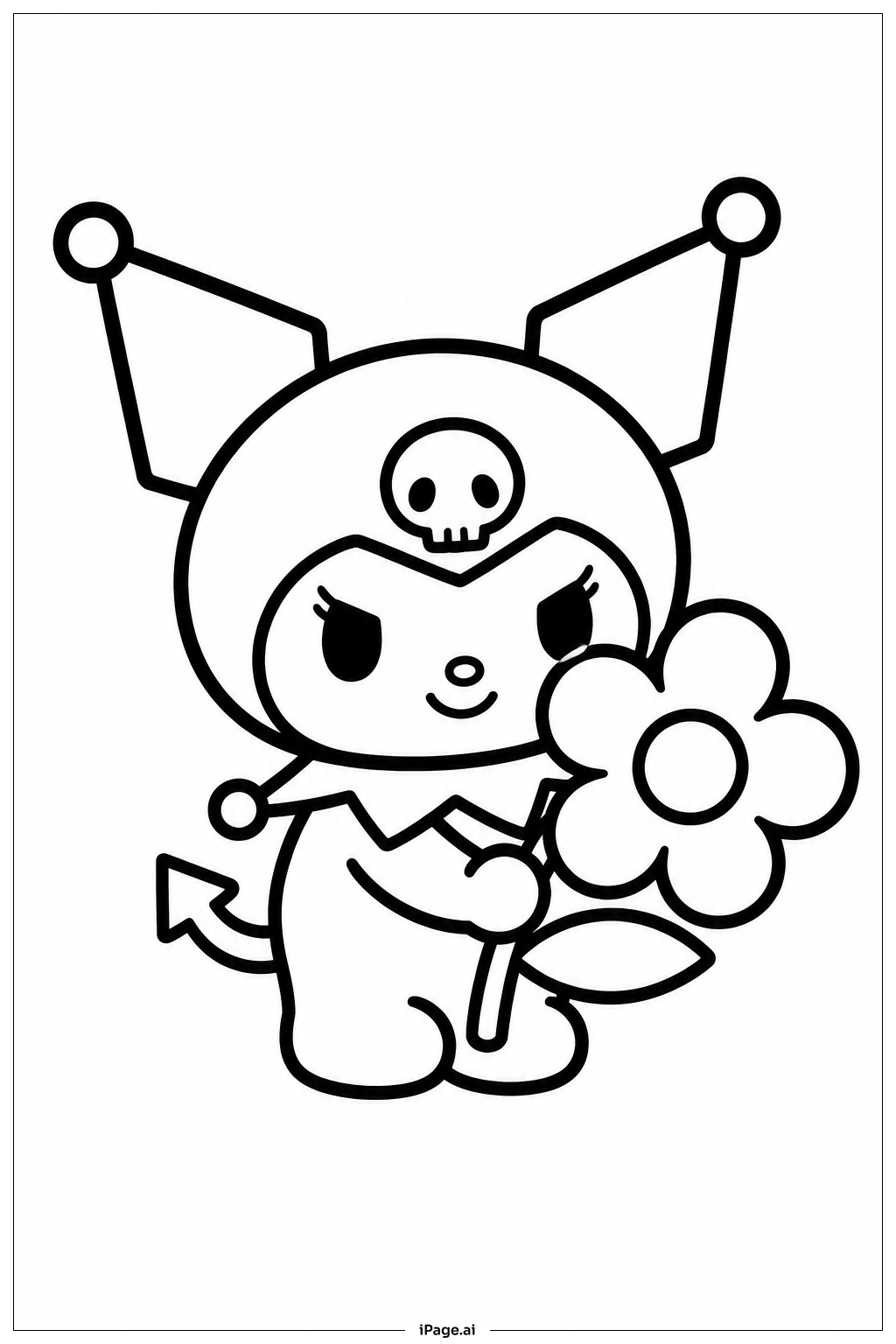 クロミの塗り絵44枚（無料PDF・PNG配布）
