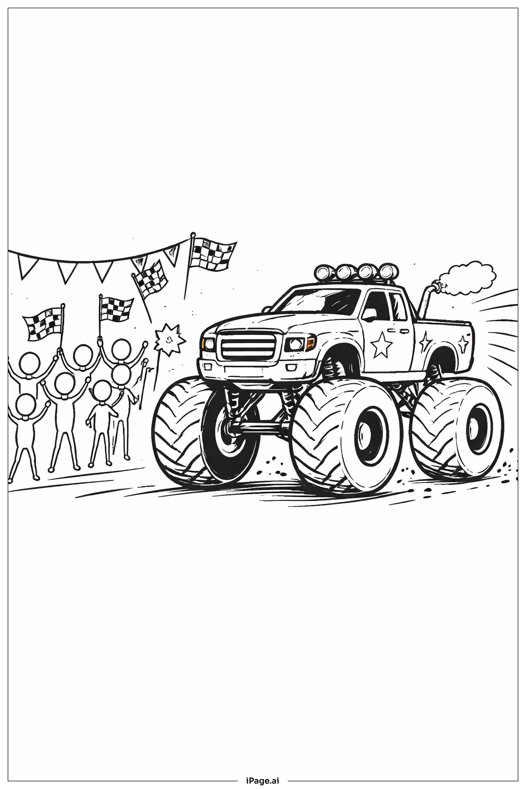 24 Monster Truck Ausmalbilder (Kostenlose PDF & PNG Downloads)