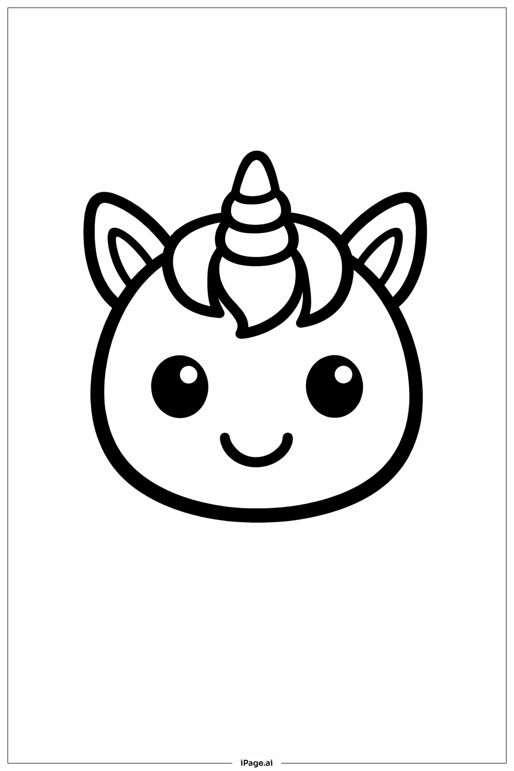 4 dibujos de Unicornio para colorear (PDF y PNG gratis)
